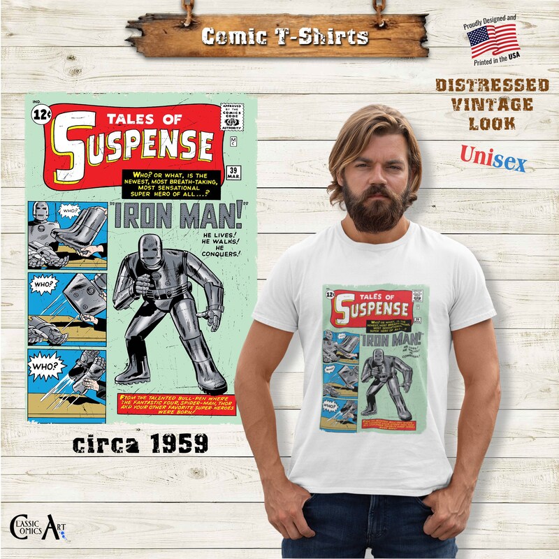 Iron Man T Shirt - Etsy