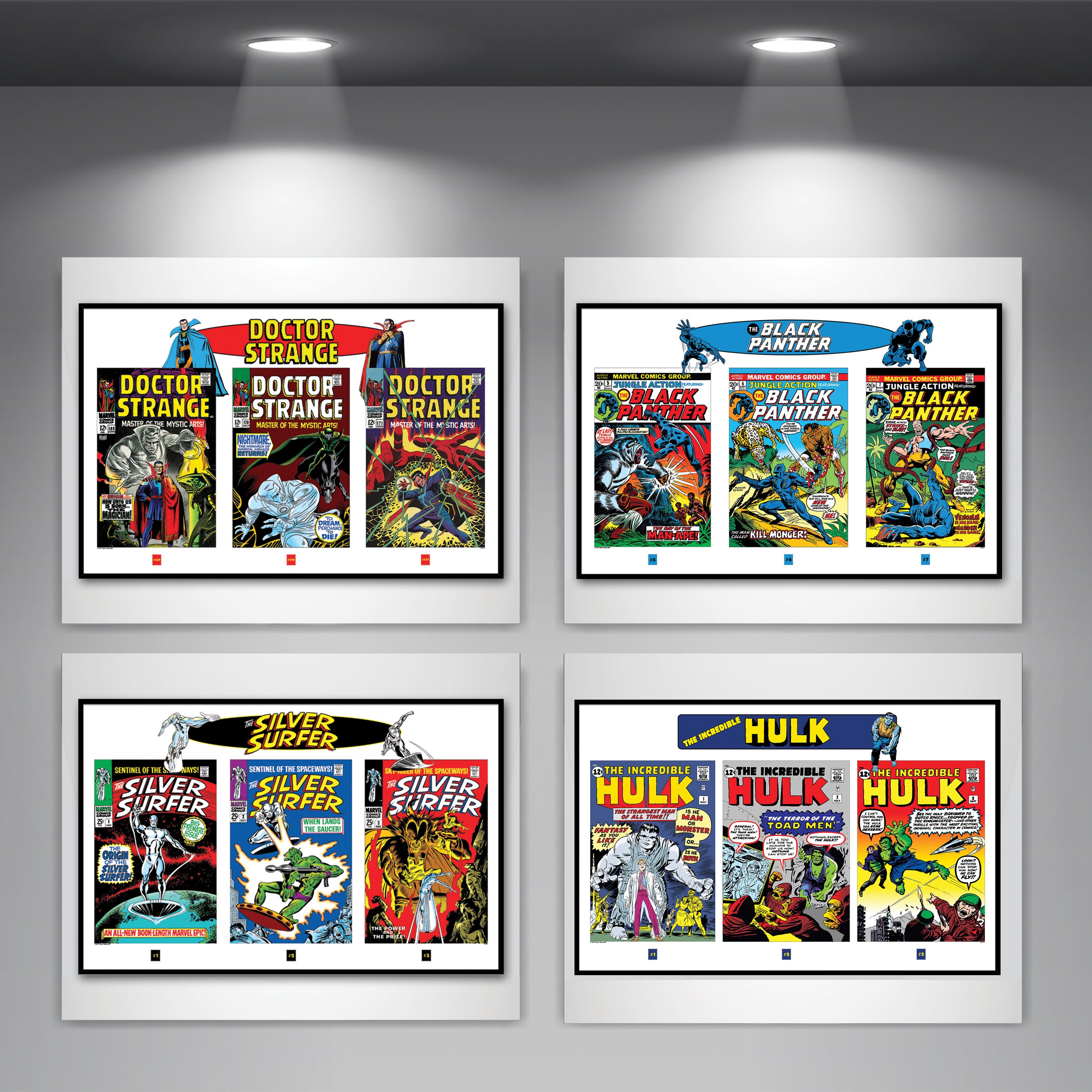 Superhero Posters Superhero Gifts Jungle Action Comics Black Superhero ...