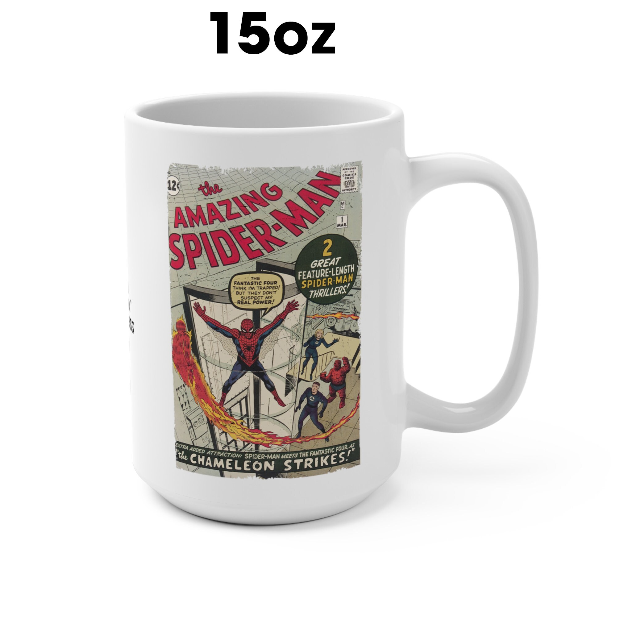 Amazing Spider-man First Issue Coffee Mugs 11oz and 15oz Vintage Spider ...