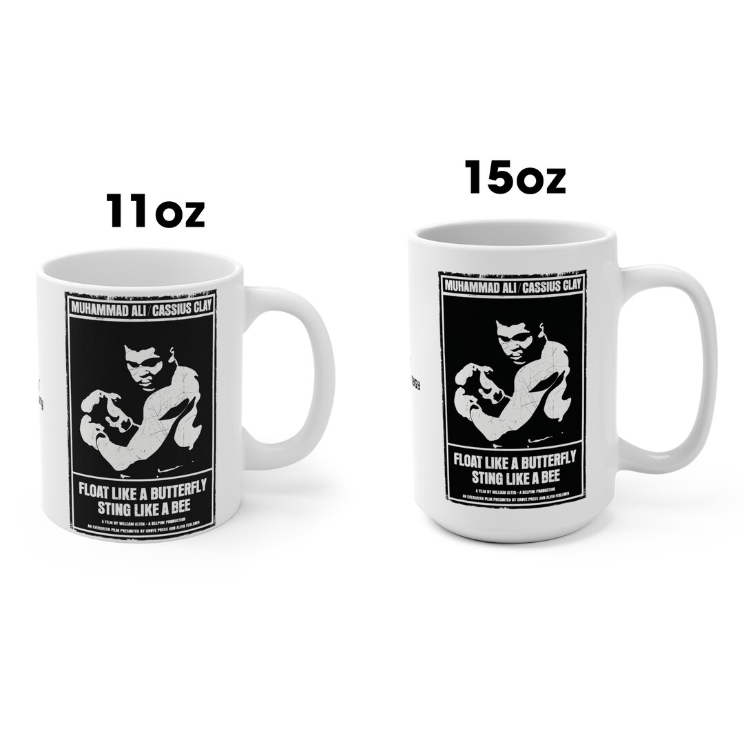 Muhammad Ali Cassius Clay 11oz and 15oz Mugs Ali Coffee Mugs Famous ...