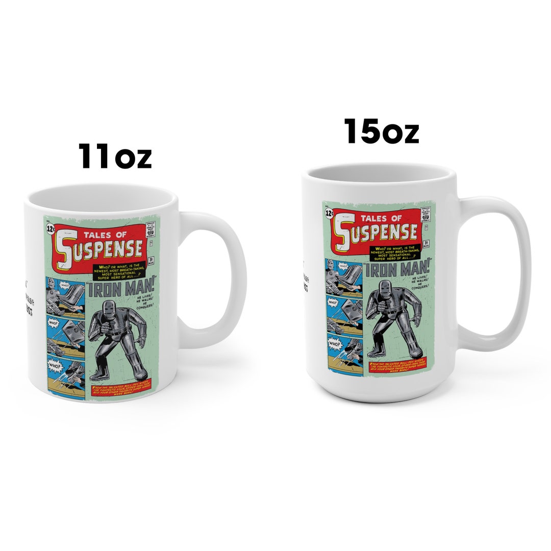 Iron Man Comic First Issue Mug 11oz and 15oz Vintage Iron Man Coffee ...