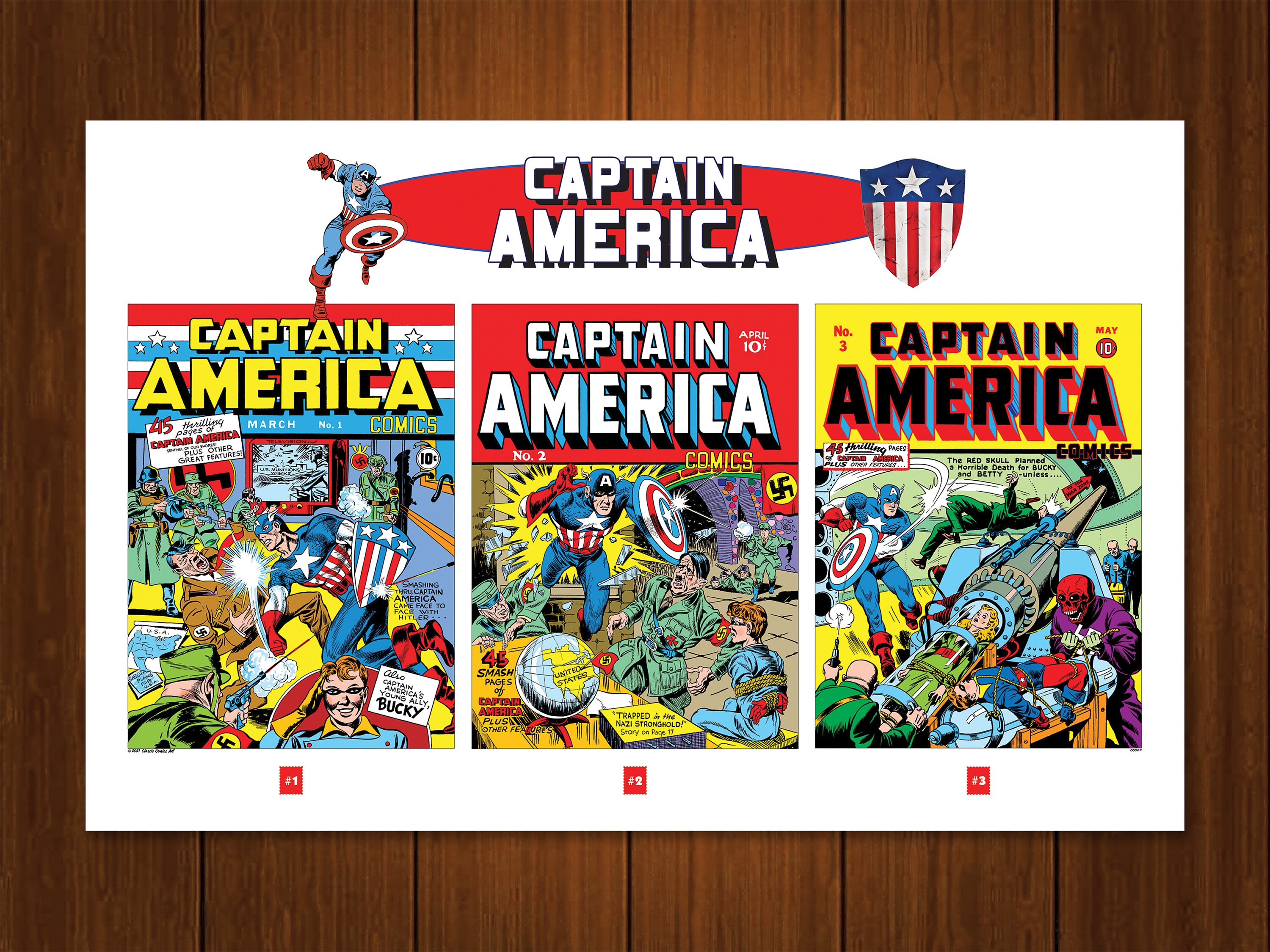 Comic Superhero Poster Retro Superhero Poster Gifts Kids Room Poster ...