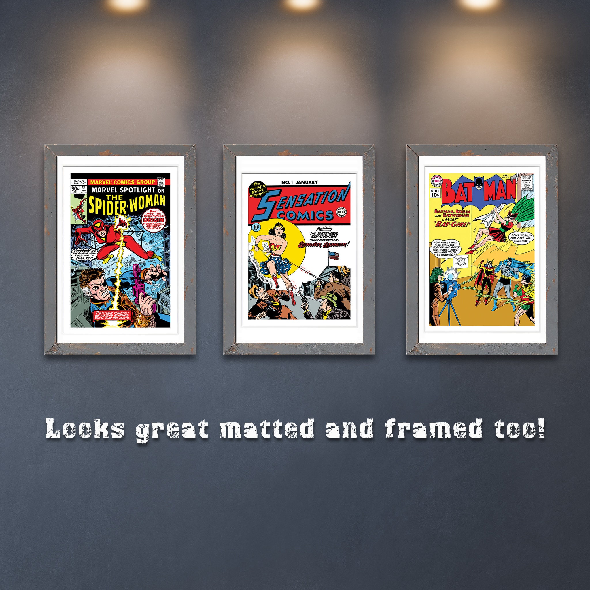 Spider Woman Posters First Spider-woman Girls Room Superhero - Etsy