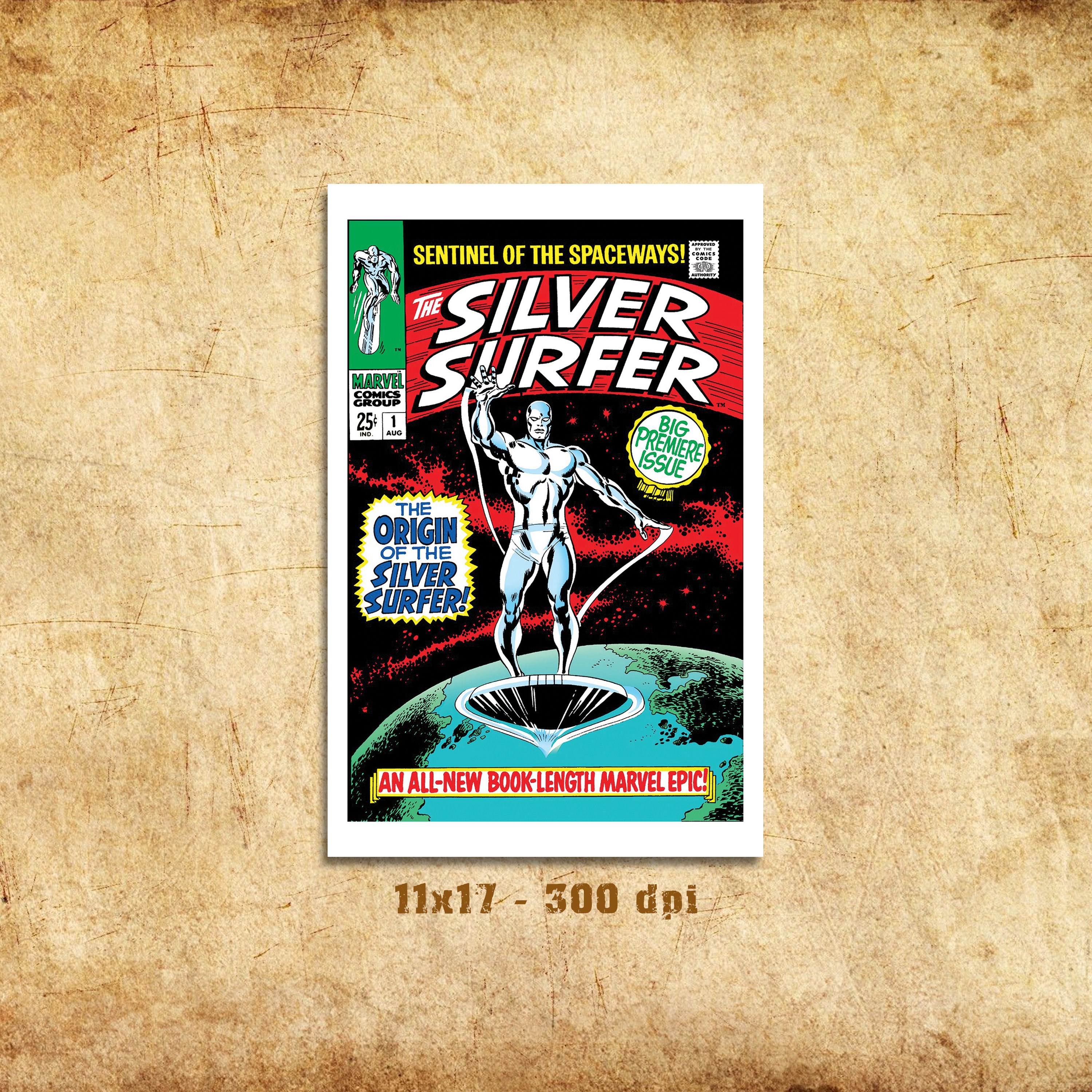 Jack Kirby Silver Surfer Poster