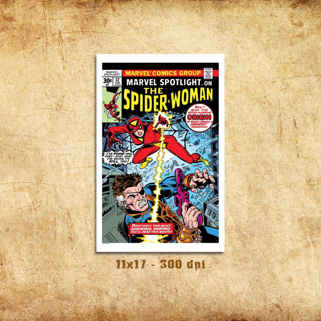 Spider Woman Posters First Spider-woman Girls Room Superhero Posters ...