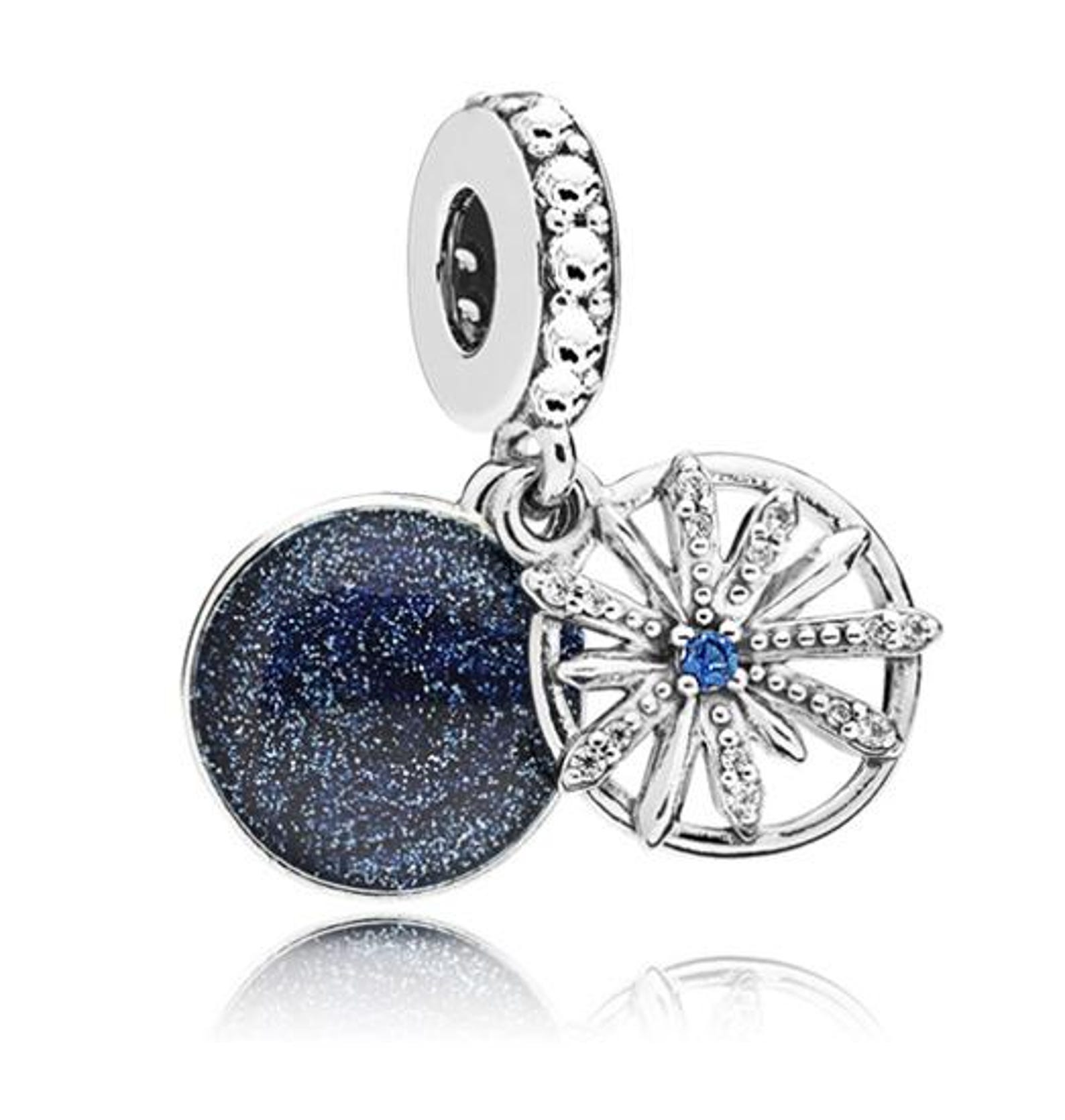 European Style Charm, Blue, Crystal, Flower, Heart, Butterfly, Dangle ...