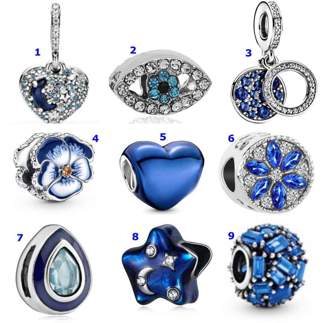 Pandora Style Charm, Aqua, Blue, Dory, Fish, Octopus, Starfish ...