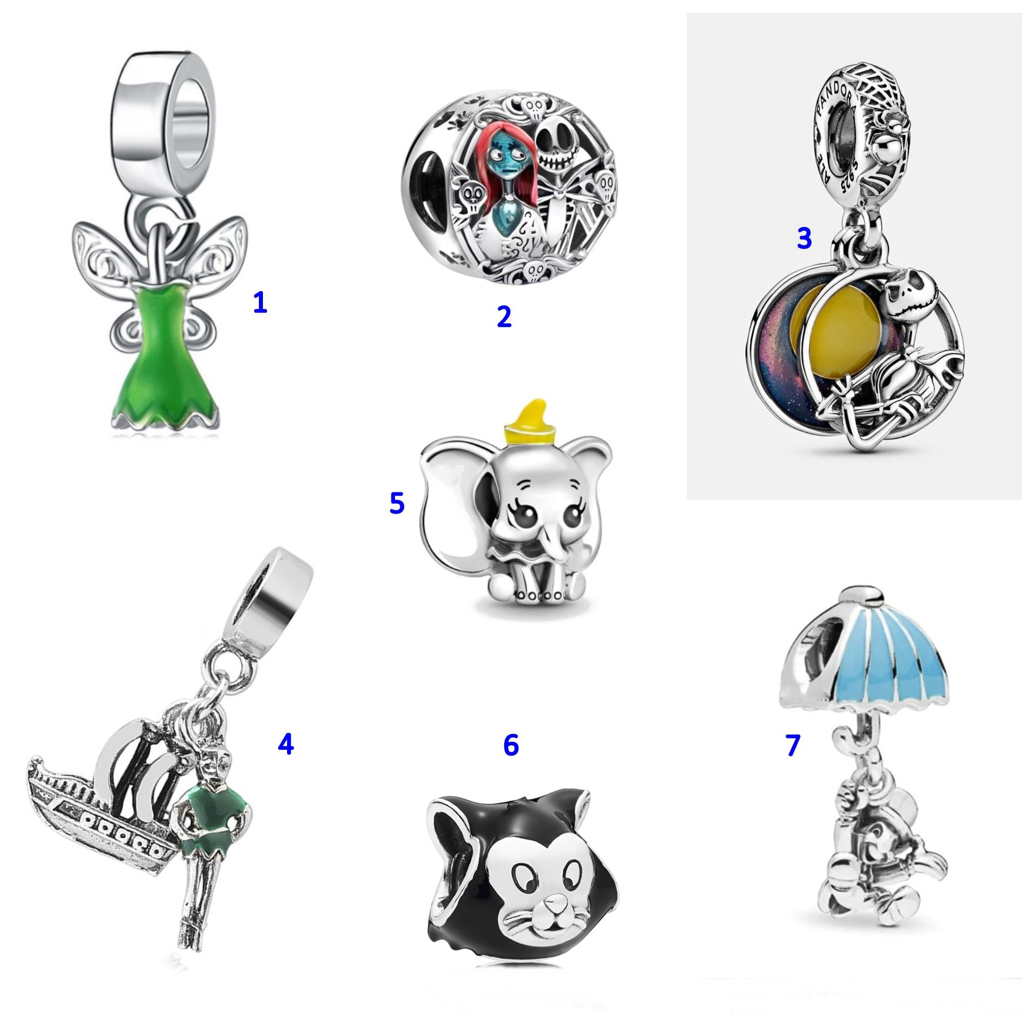 European Style Charm. Cricket, Cat, Elephant, Fits Charm Bracelet (D ...