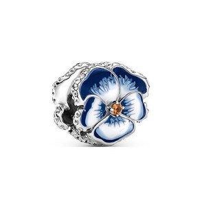 European Style Charm, Blue, Crystal, Flower, Heart, Butterfly, Dangle ...