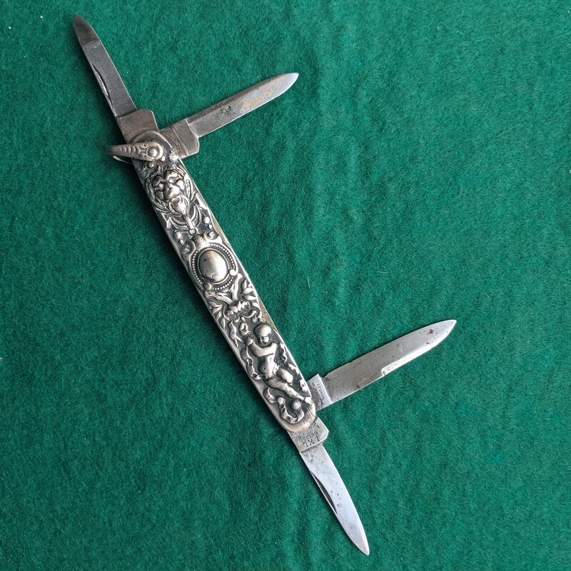 Silver Pocket Knife - Etsy