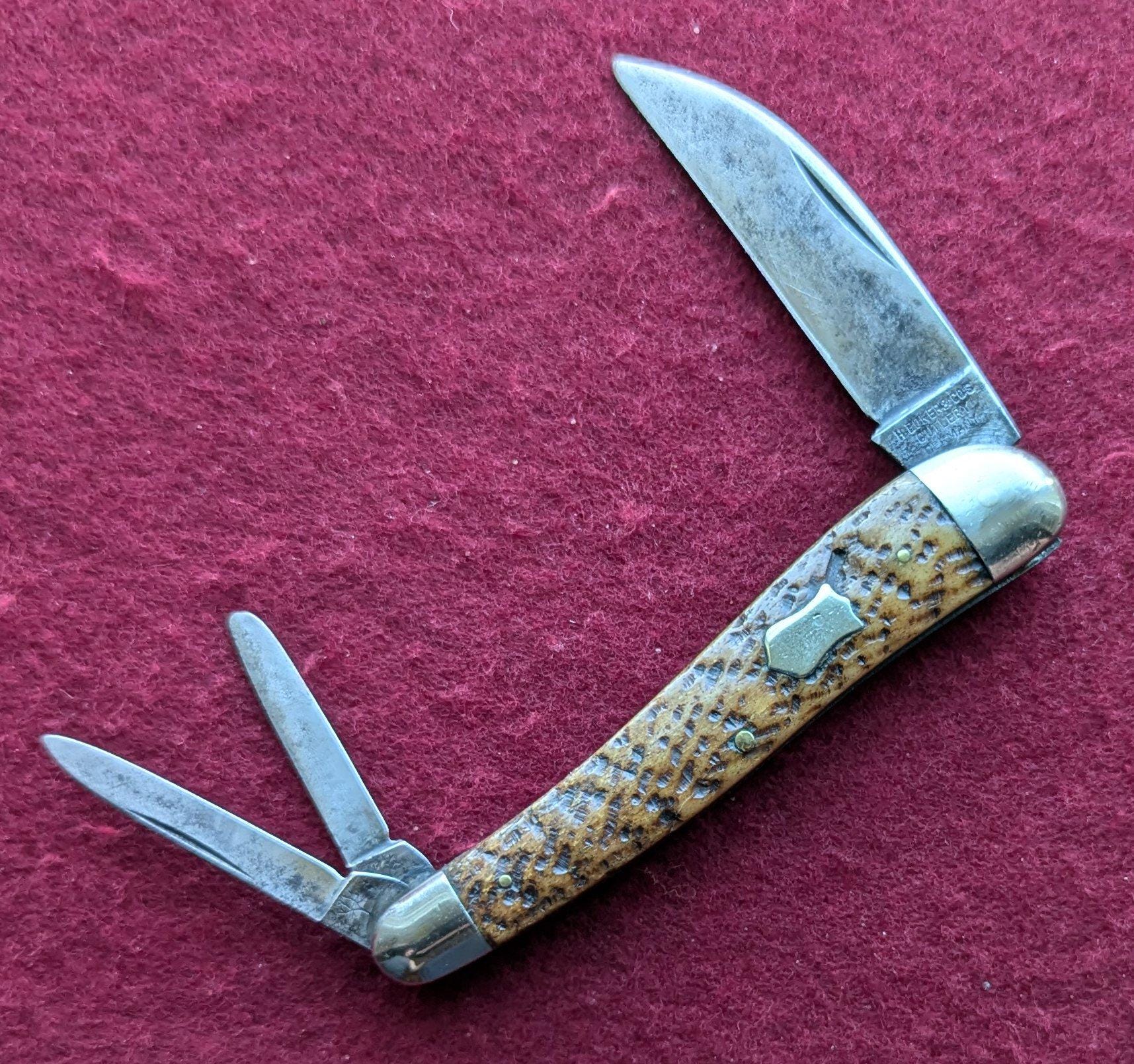 Vintage Boker & Co's Solingen 3 Blade Whittler Pocket Knife - Etsy