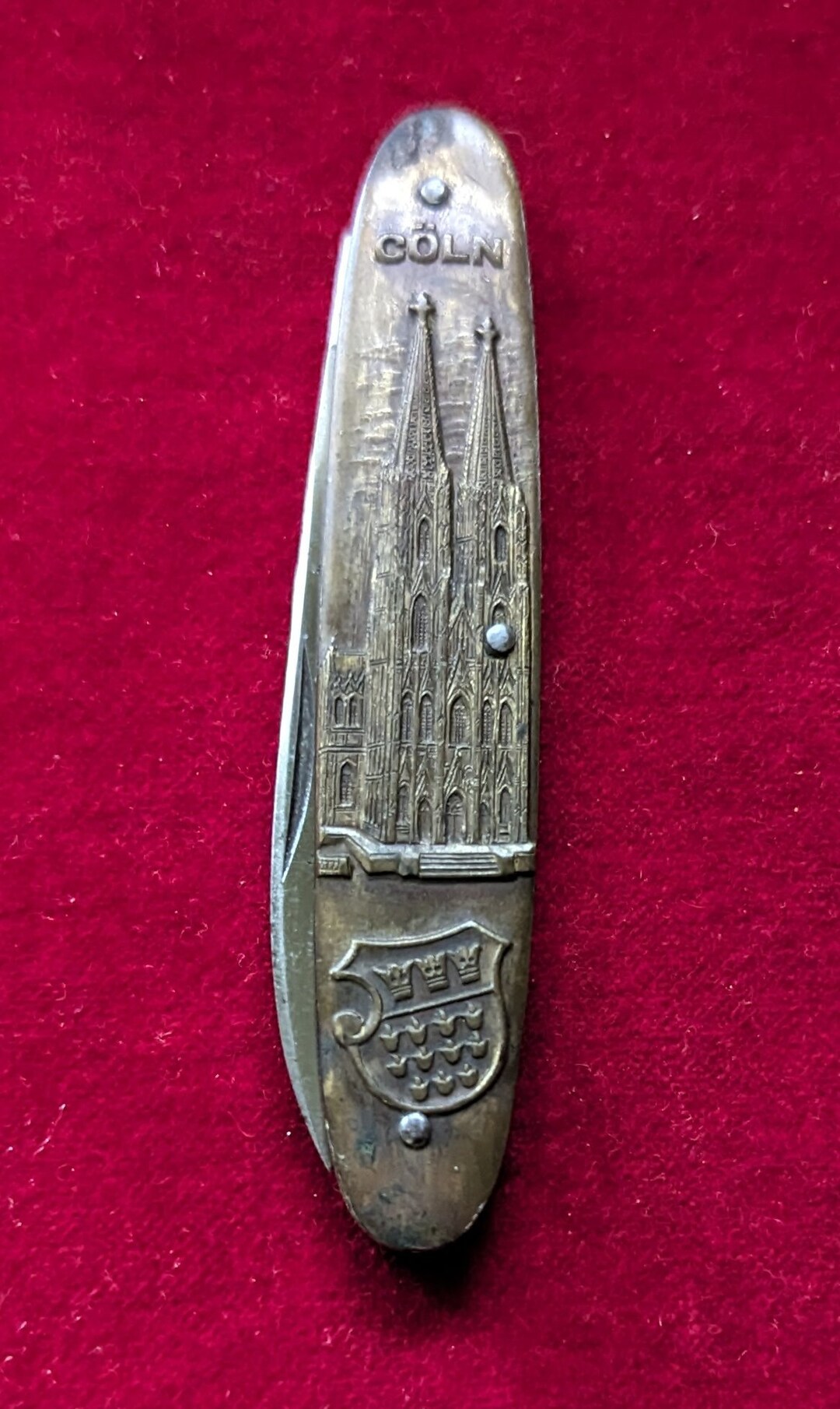 Vintage German Pocket Knife Coln Church - Etsy