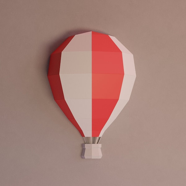 3d Hot Air Balloon - Etsy