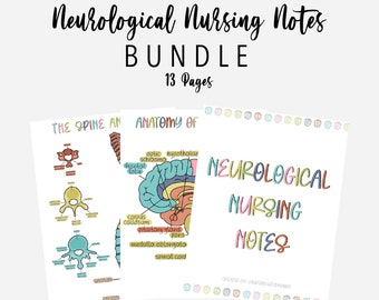 Nervous System Notes | Etsy