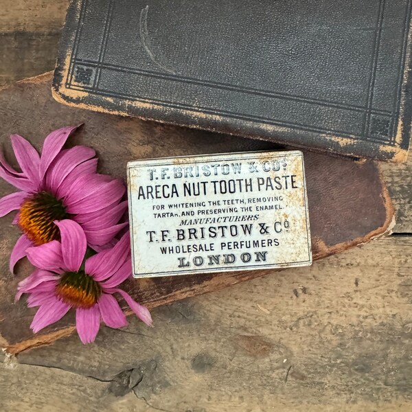 Antique Tooth Paste Container - Etsy