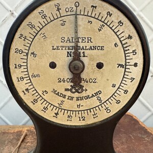 Antique Salter Letter Balance Cast Iron Scale, Made in England ...