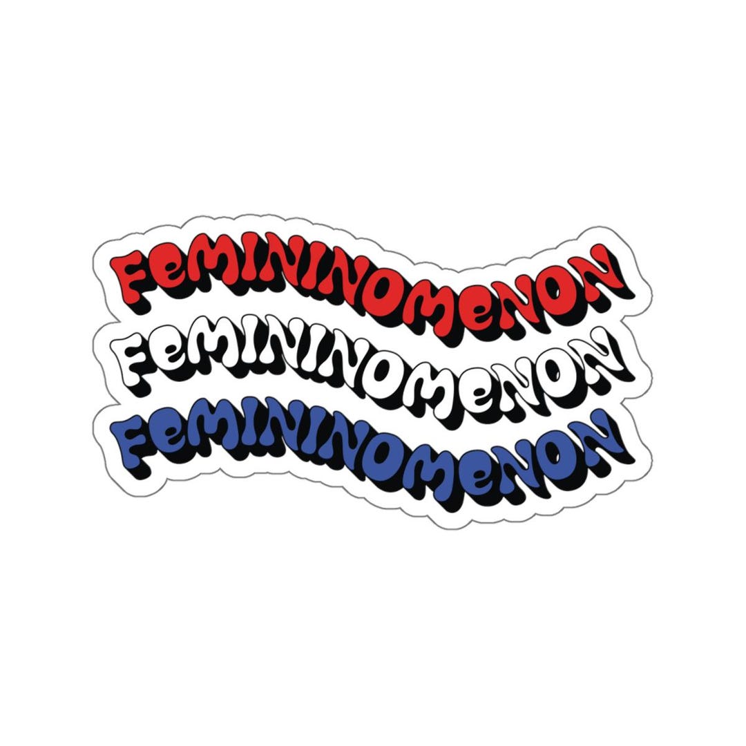 Femininomenon Kiss-cut Vinyl Sticker, Womens Movement, Activist ...