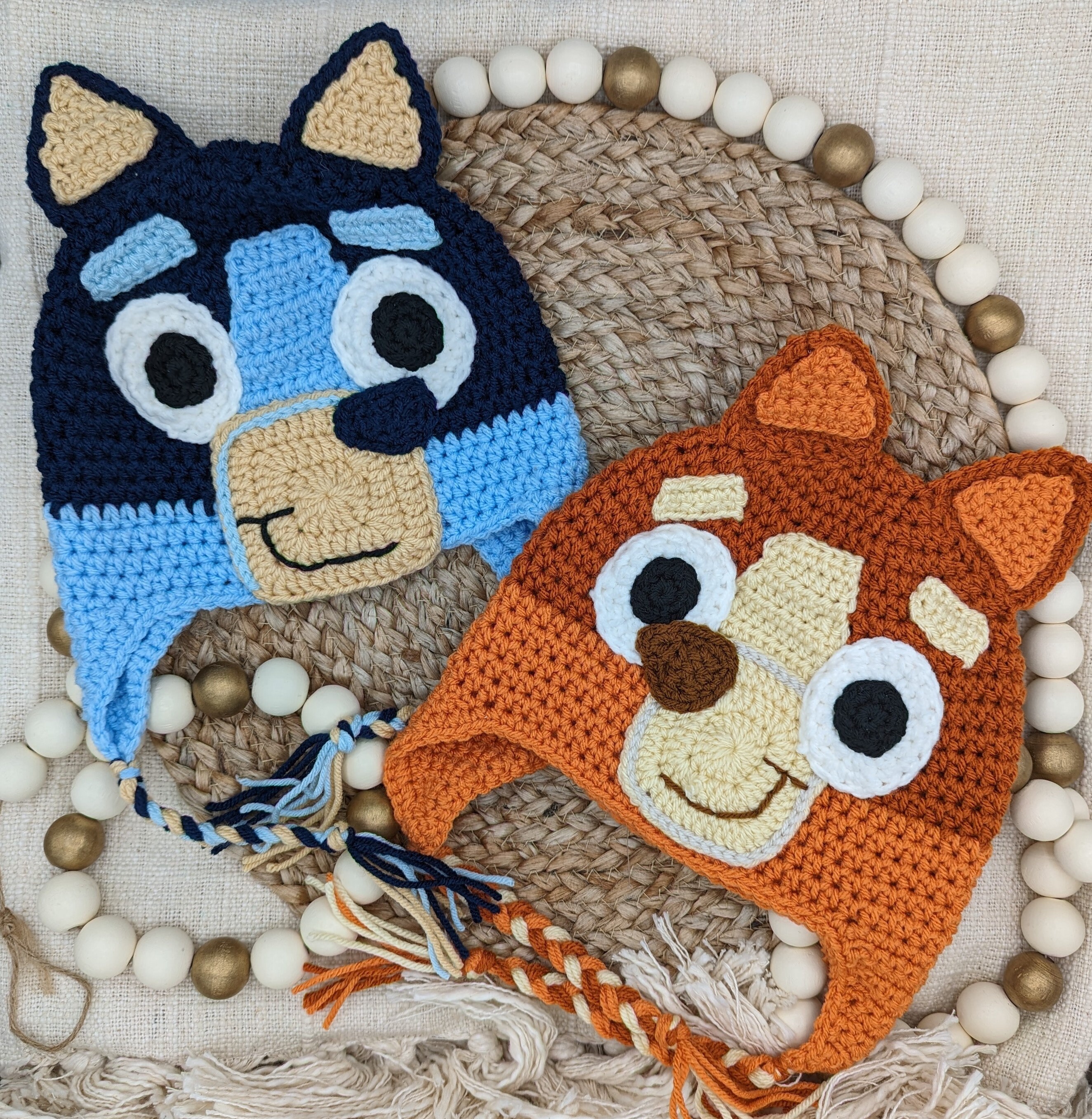 Crochet Blue Heeler Hat: Handmade Dog Beanie - Etsy