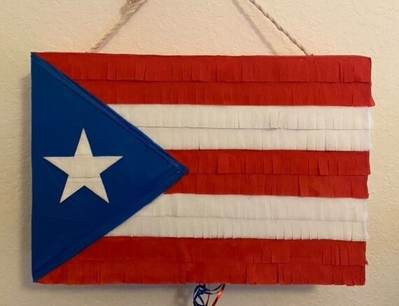 Puerto Rico Flag Piñata - Etsy