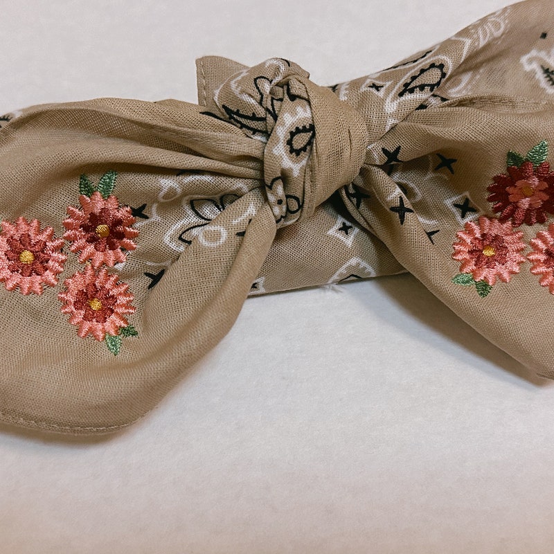 Flower Bandana - Etsy