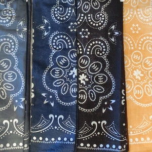 Monogrammed Bandana hand Embroidered Group Gift Multiple - Etsy