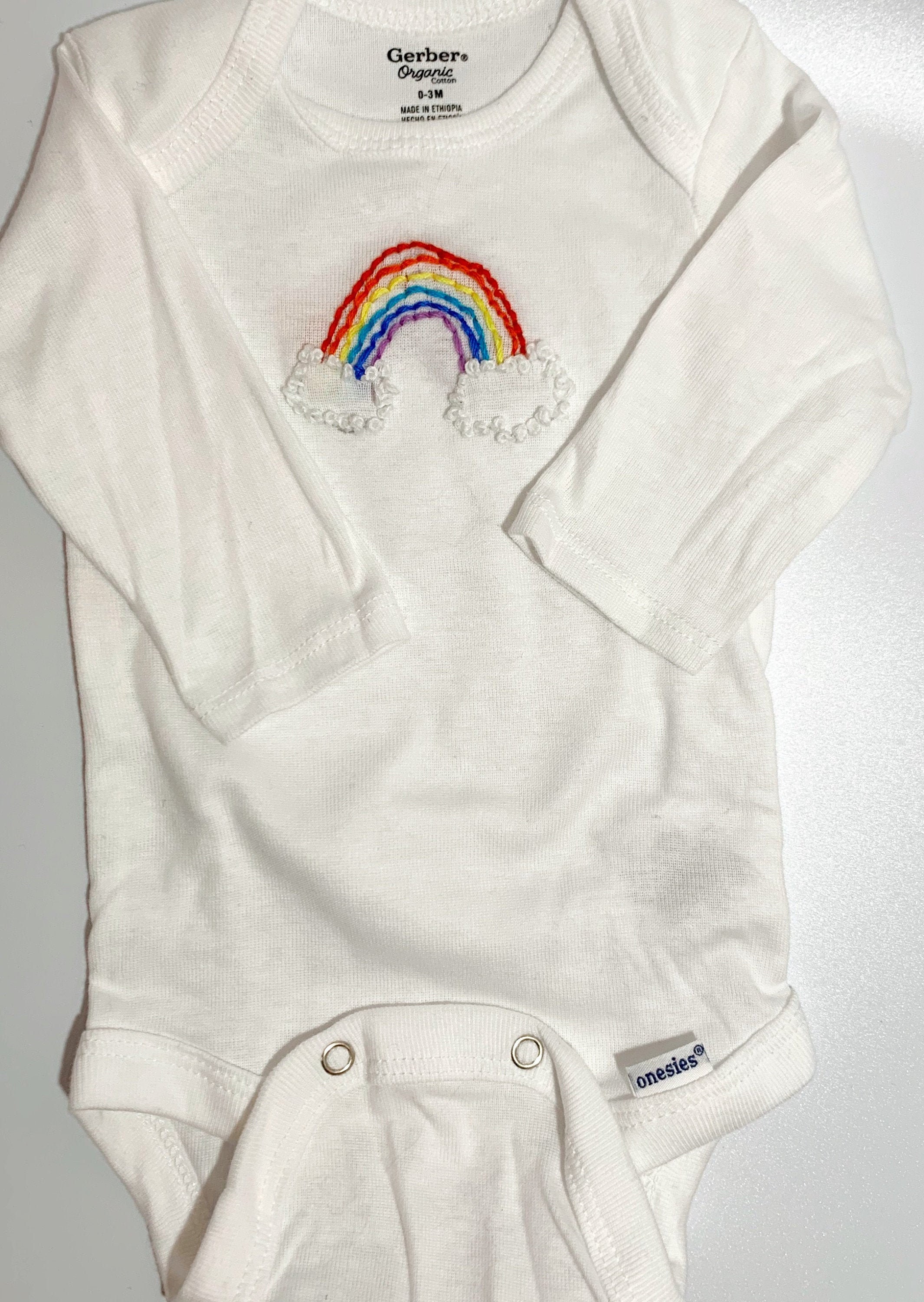 Rainbow Baby Bodysuit - 100% Cotton - Etsy