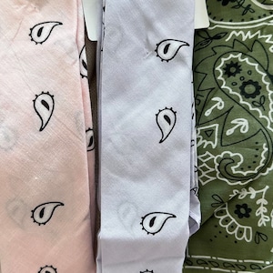 Monogrammed Bandana (hand Embroidered) | Group Gift | Multiple Colors ...