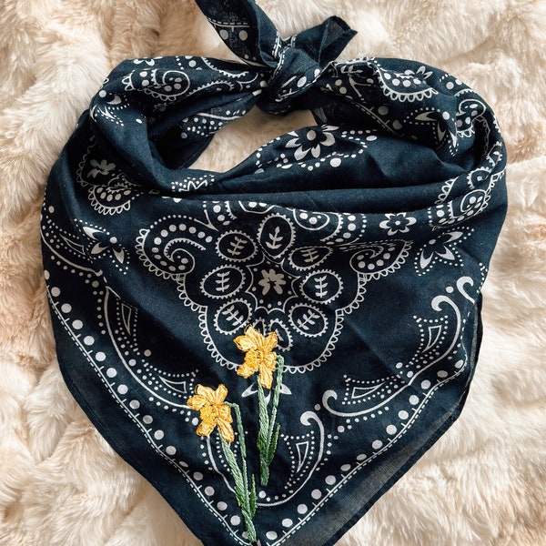 Flower Bandana - Etsy
