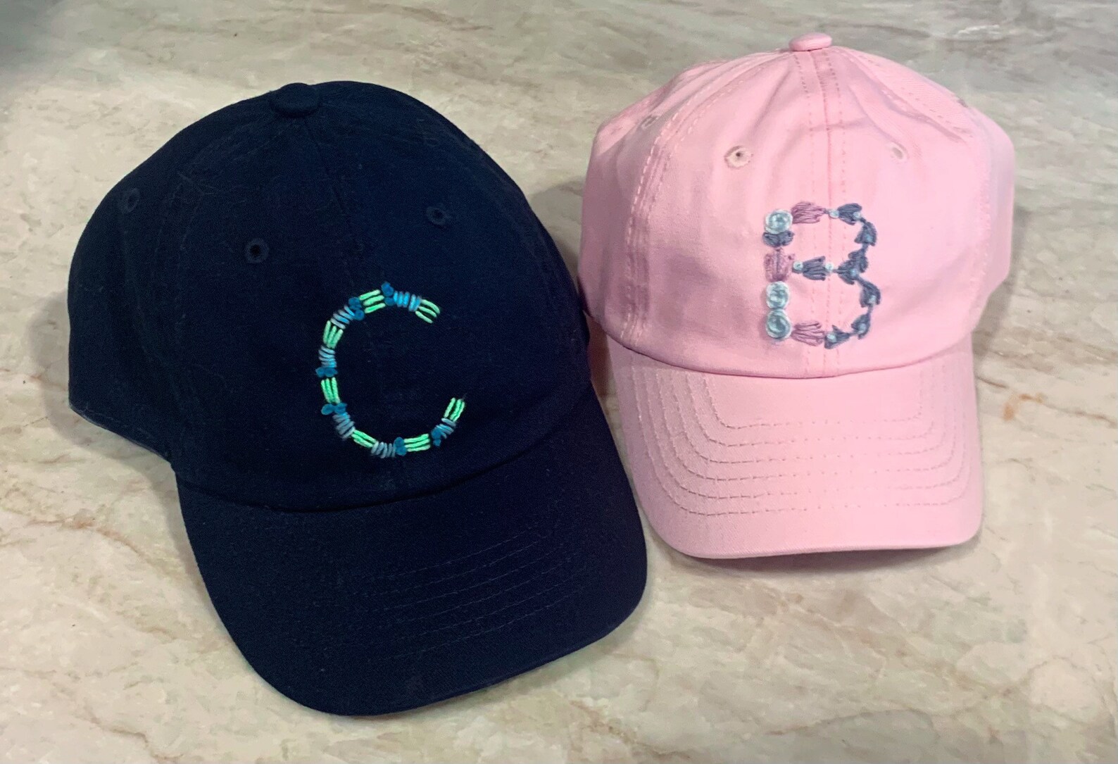 Customized Letter Baby + Toddler Baseball Hat | Available in Adult Size ...