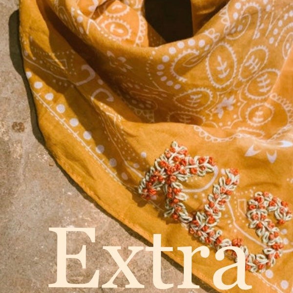 Monogrammed Bandana - Etsy