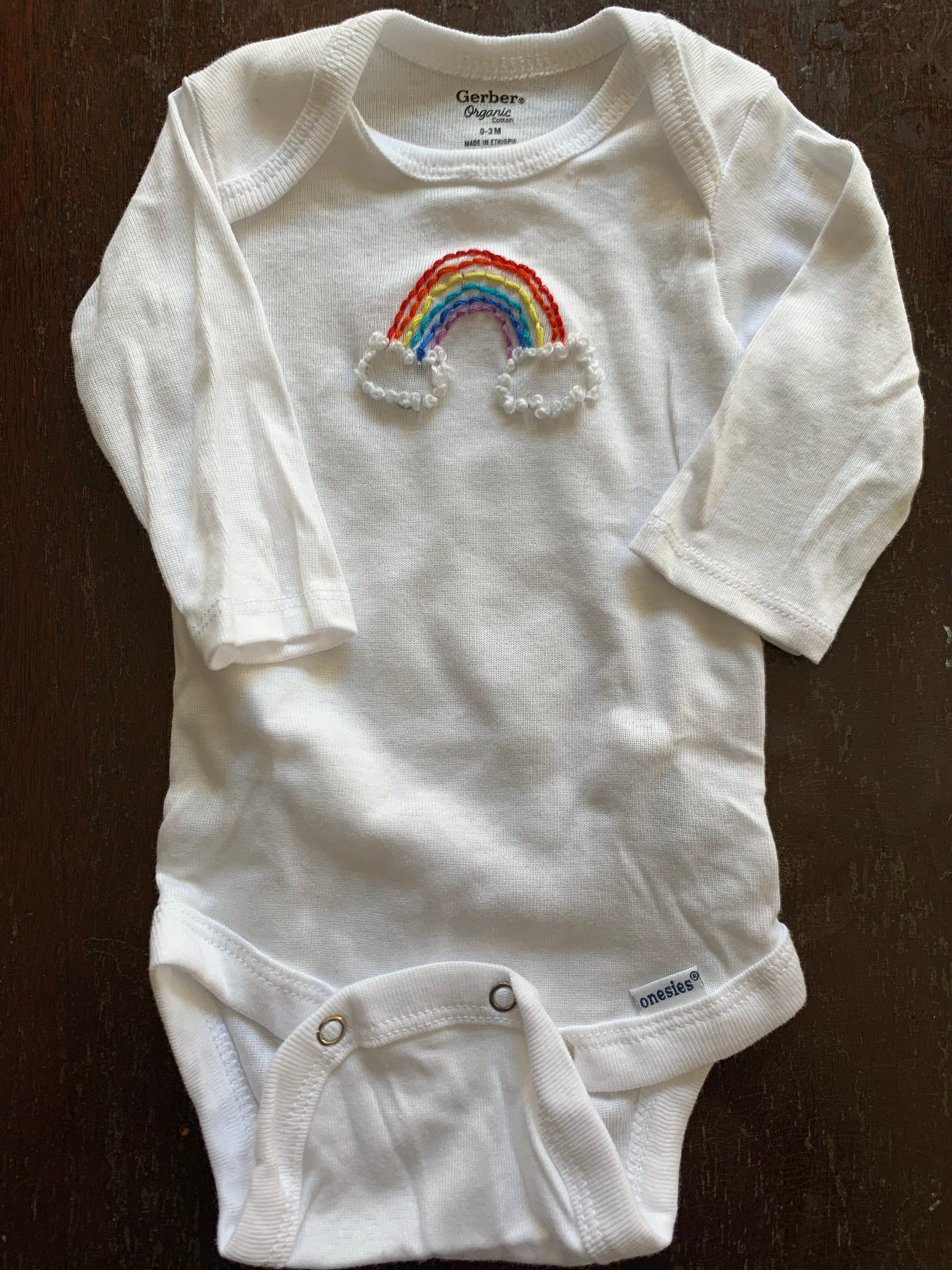 Rainbow Baby Bodysuit - 100% Cotton - Etsy
