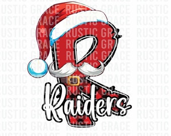 Raiders Game Day Leopard Football Red and Blue School - Etsy