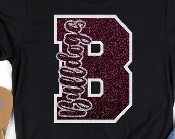 Maroon Varsity Letter - Etsy