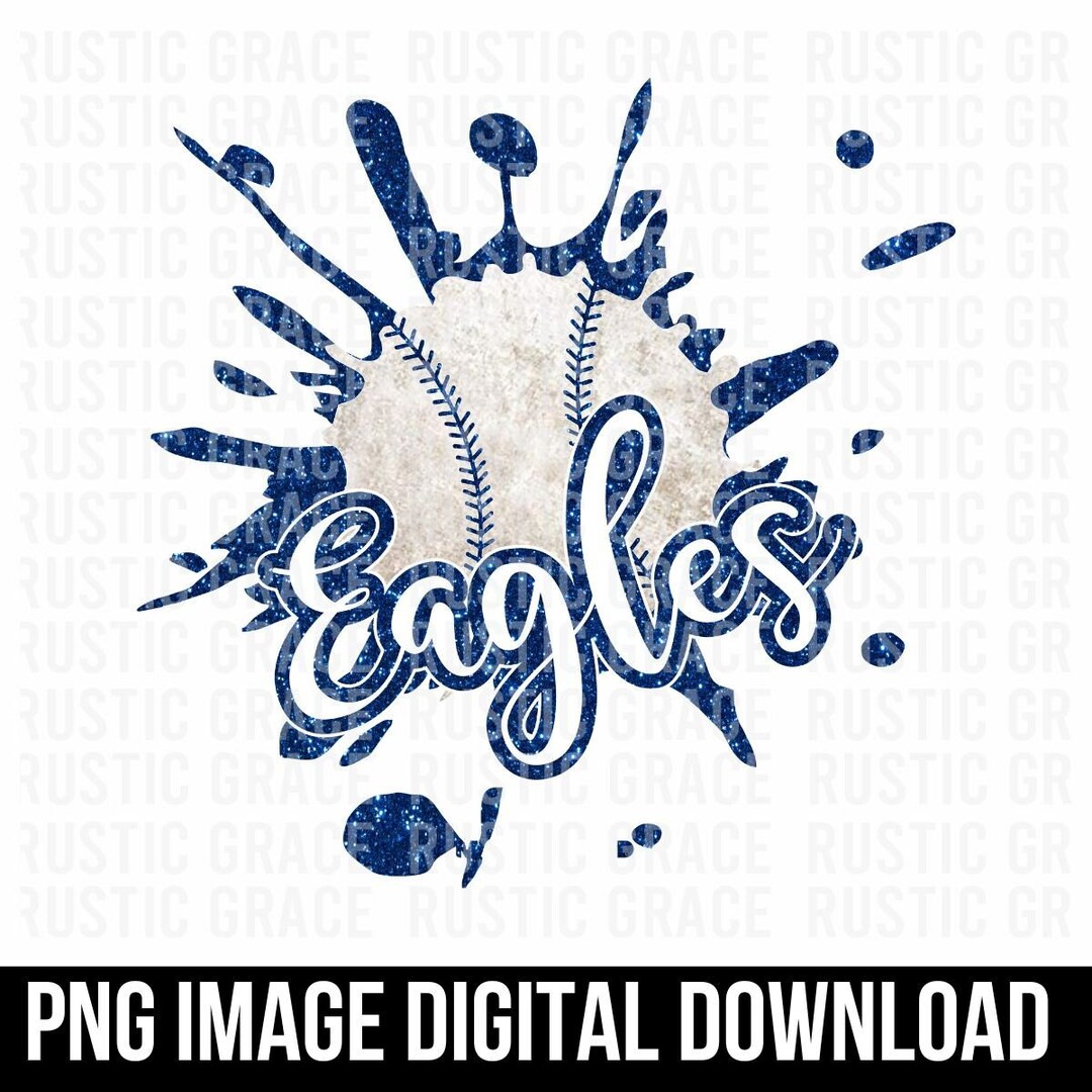 Eagles Baseball Png Eagles Sublimation Designs Downloads Digital ...