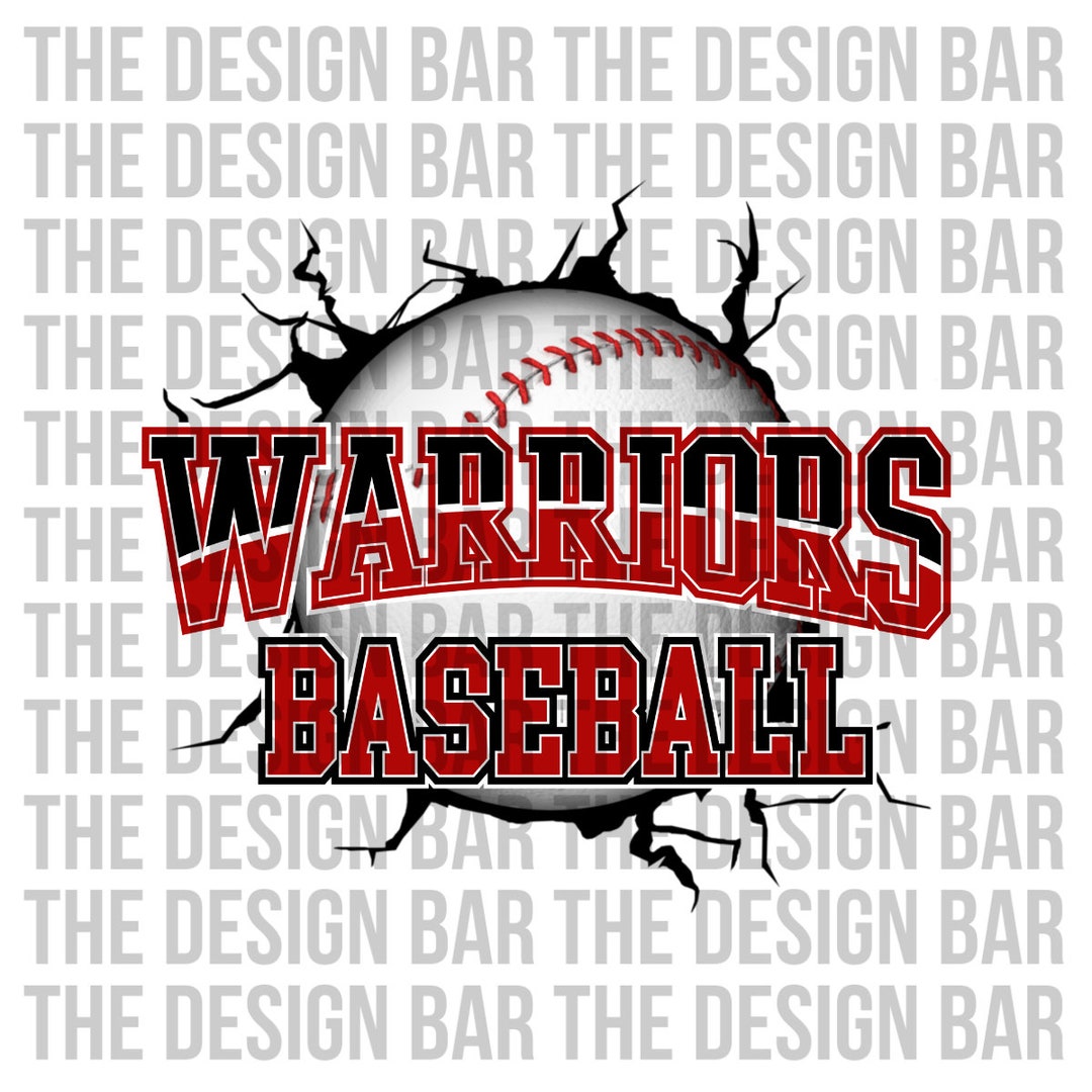 Warriors Baseball Digital Download Baseball Designs Warriors Png ...