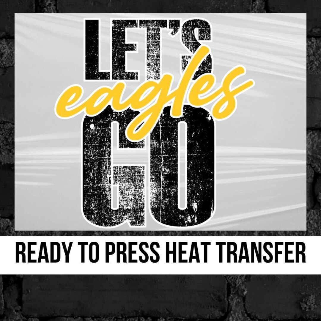 Eagles Heat Transfer Ready to Press Dtf Transfers Eagles School Dtf ...