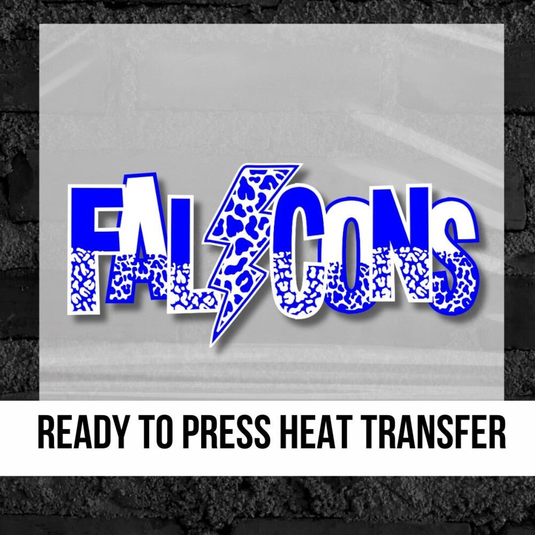 Falcons Heat Transfer DTF Transfer Sports DTF Transfer Game Day Heat ...