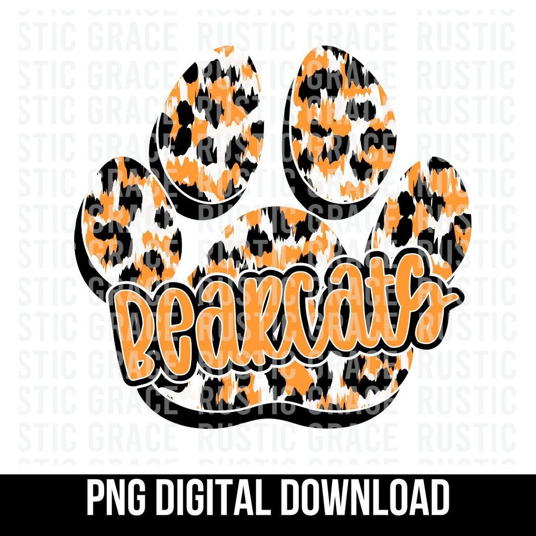 Bearcats Png, Leopard Png, Digital Download, Png for Sublimation ...