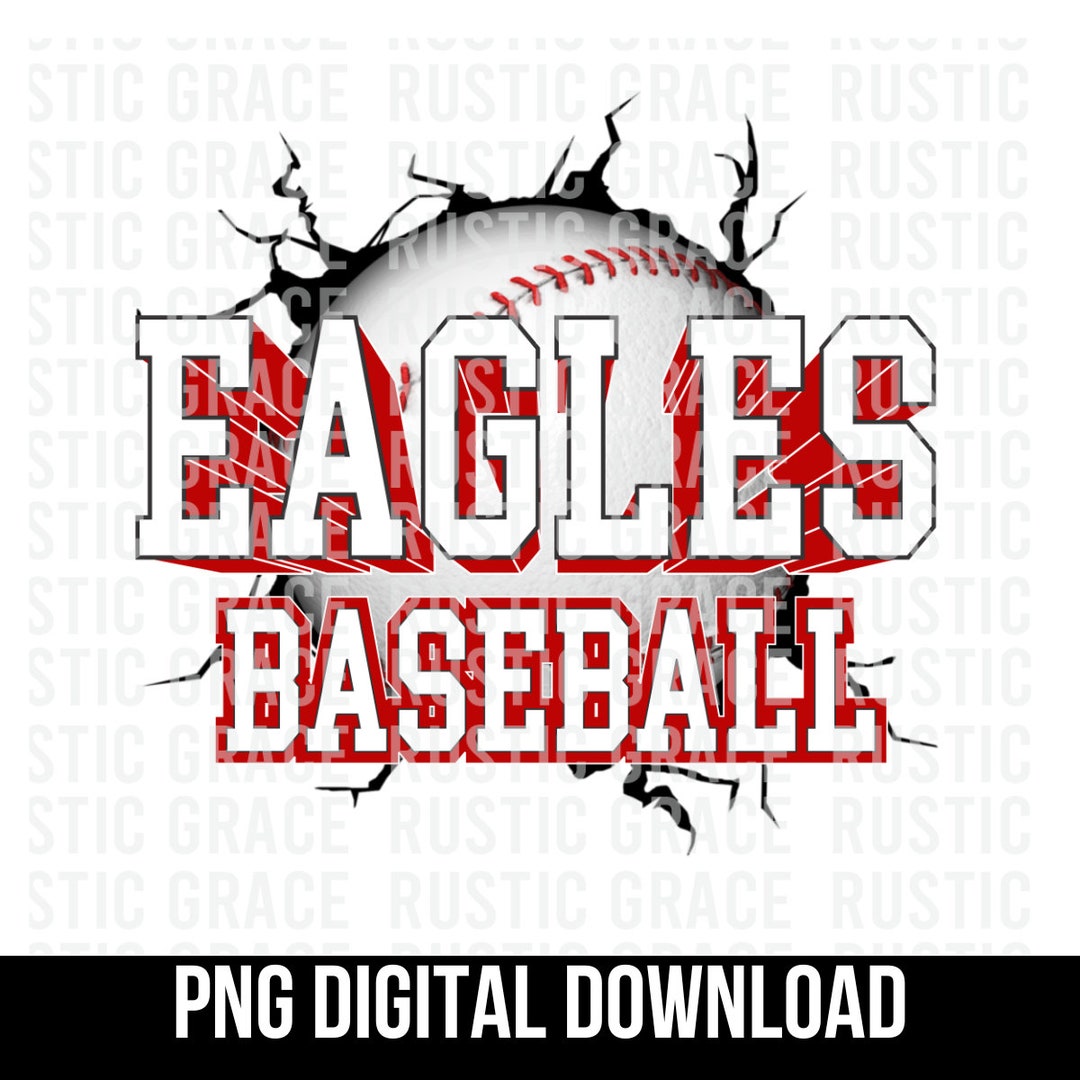 Eagles Baseball Png, Png for Sublimation, Png Design, Digital Png ...