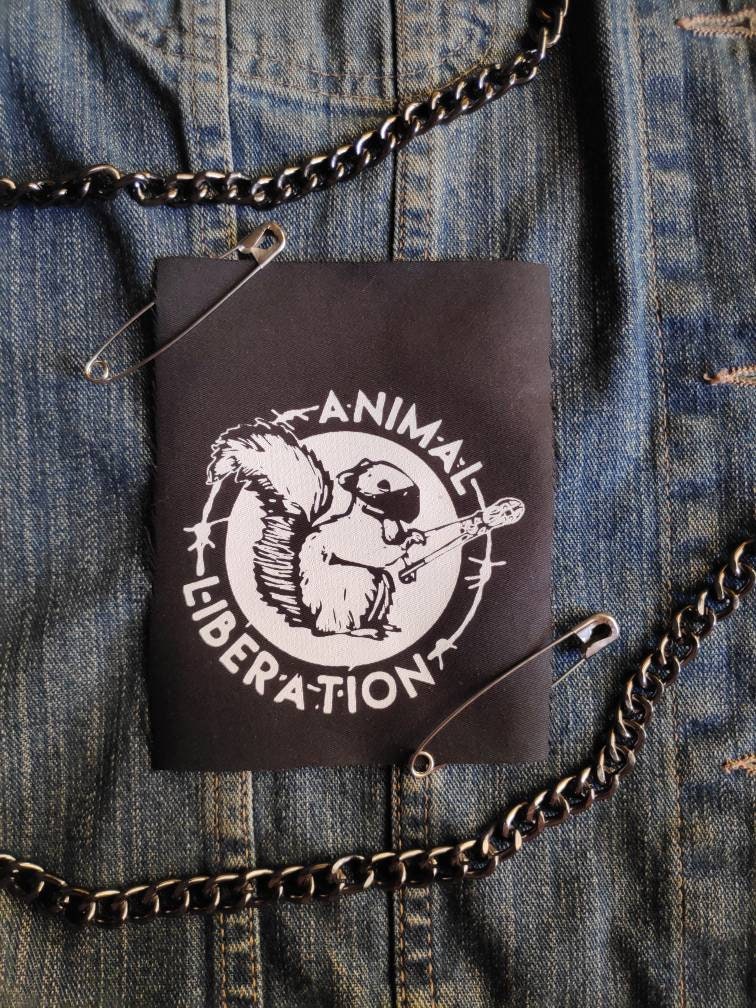 Animal Liberation Squirrel ALF Punk Patches-patches for - Etsy UK