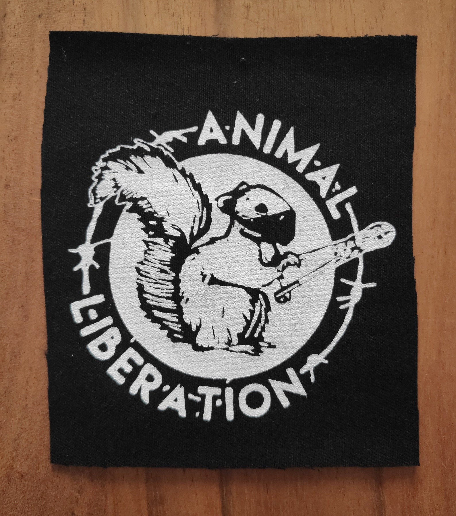Animal Liberation Squirrel ALF Punk Patches-patches for - Etsy UK