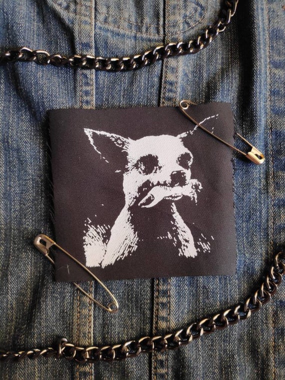 Dog Bite Finger punk Patches-patches for Jackets-patch-punk - Etsy