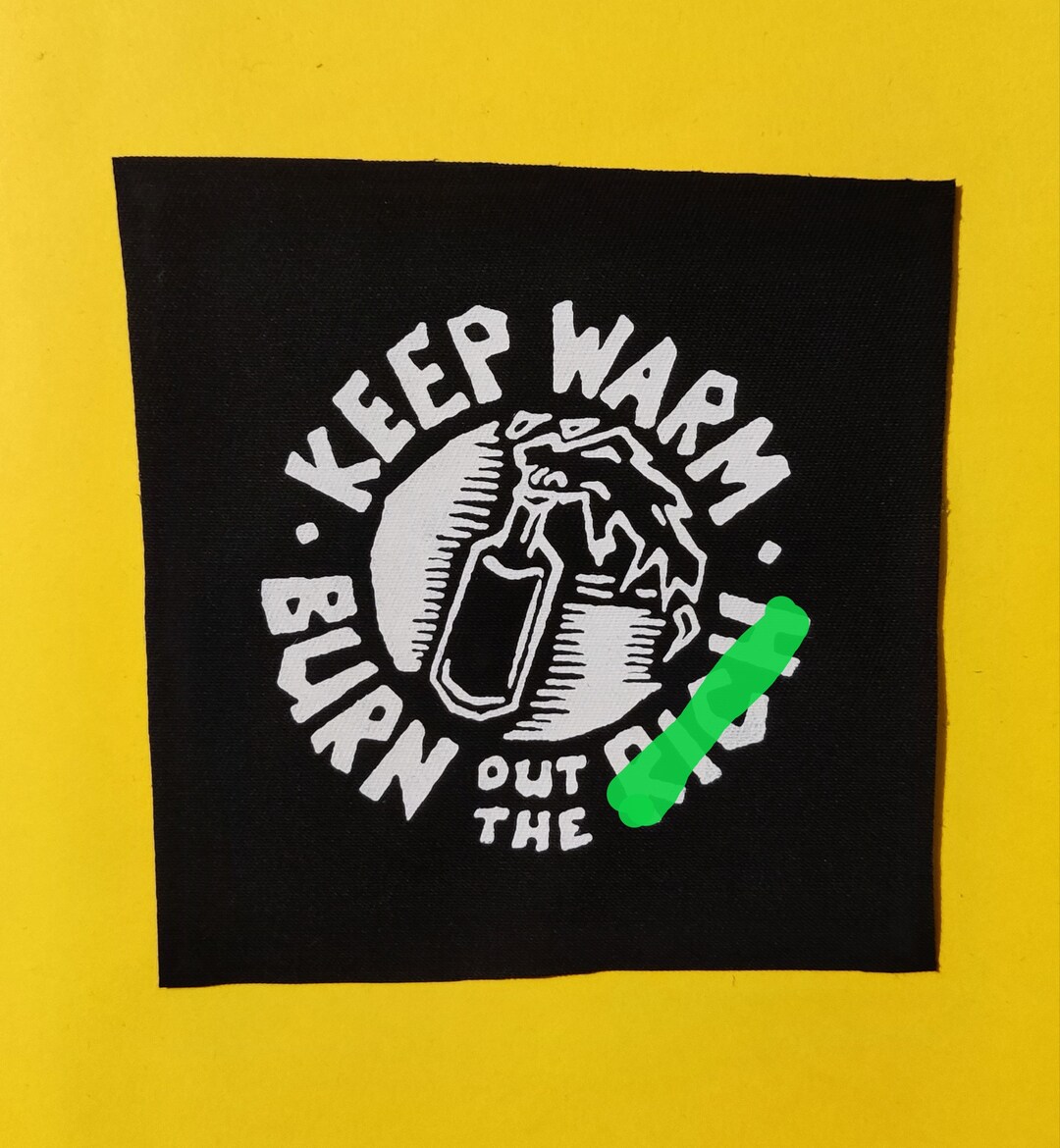Keep Warm Burn Out the Rich Punk Patches-patches for Jackets-patch-punk ...