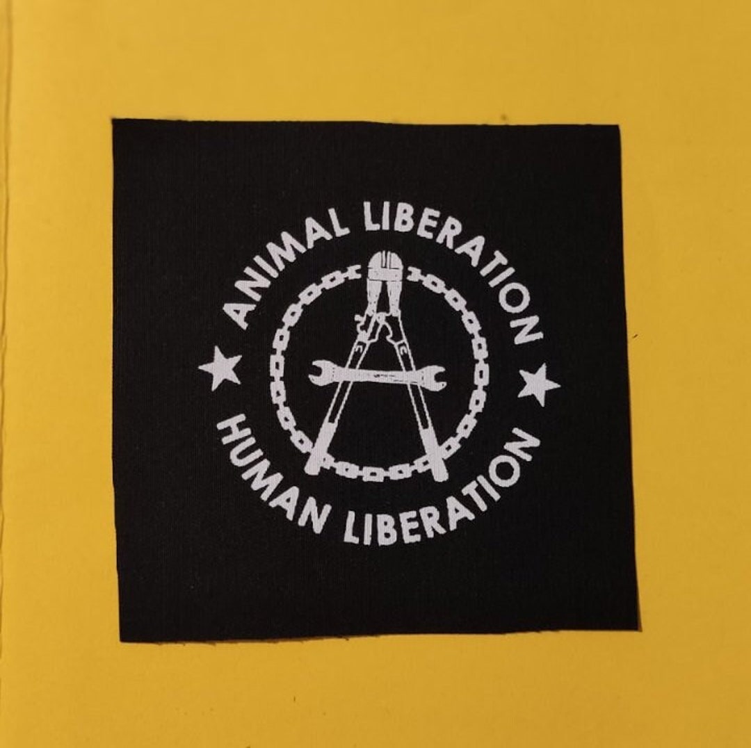 Animal Liberation Human Liberation ALF Punk Patches-patches for Jackets ...