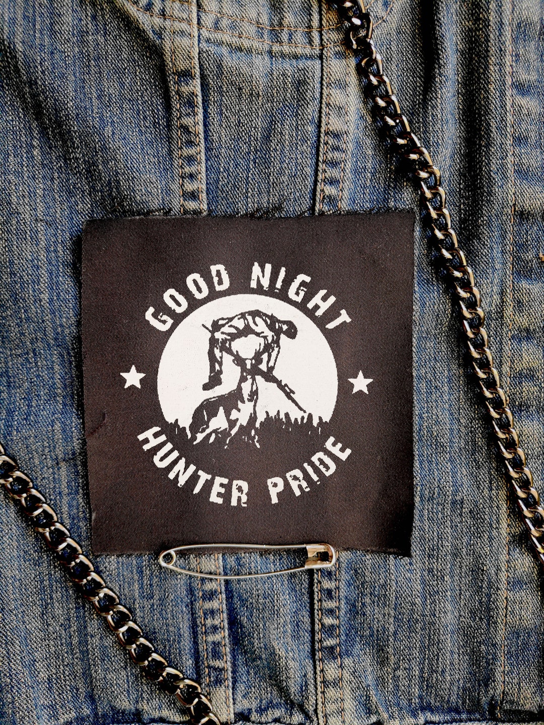 Goodnight Hunter Pride Punk Patches-patches for - Etsy