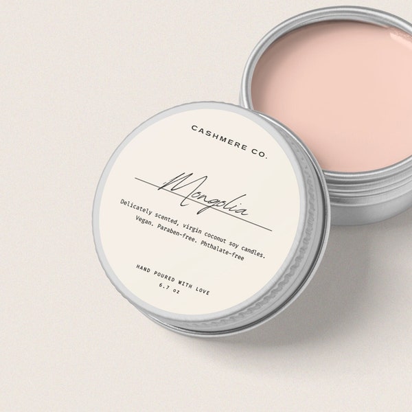 Round Tin Labels - Etsy