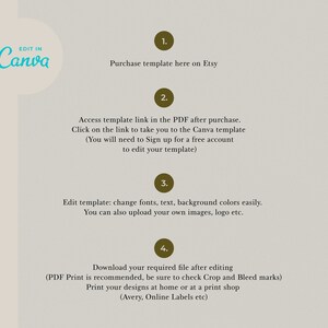 Pump Bottle Label Template DIY Minimalist Wrap Around Bottle - Etsy