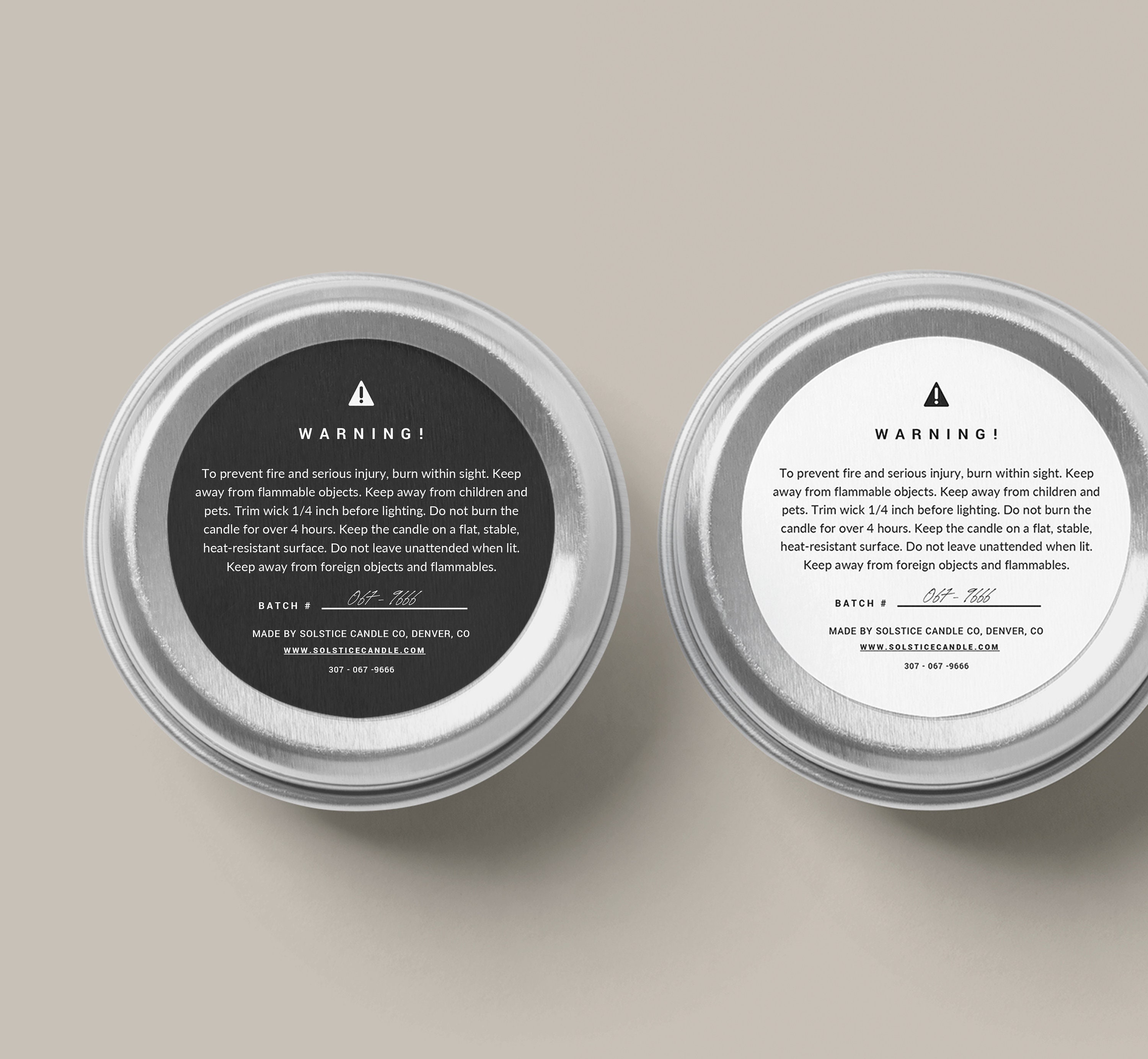 Warning Labels Template, Printable Warning Stickers, Candle Label Care ...