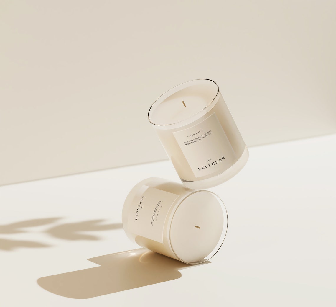 Minimalist Candle Label Template, Editable DIY Design (canva) - Etsy