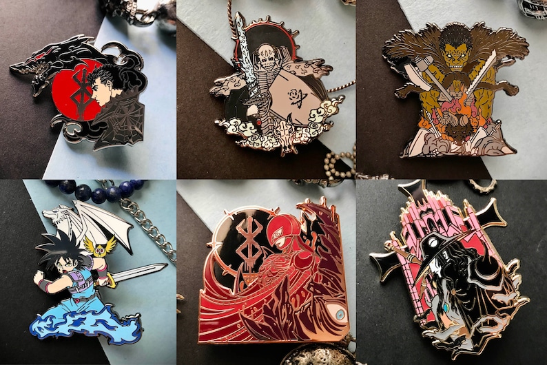 Wizard Hard Enamel Pin Flame Anime Manga - Etsy